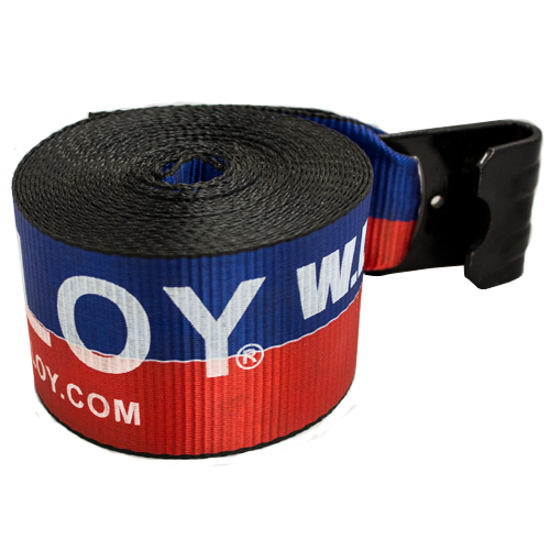 4"x30' Winch Strap with Flat Hook - American