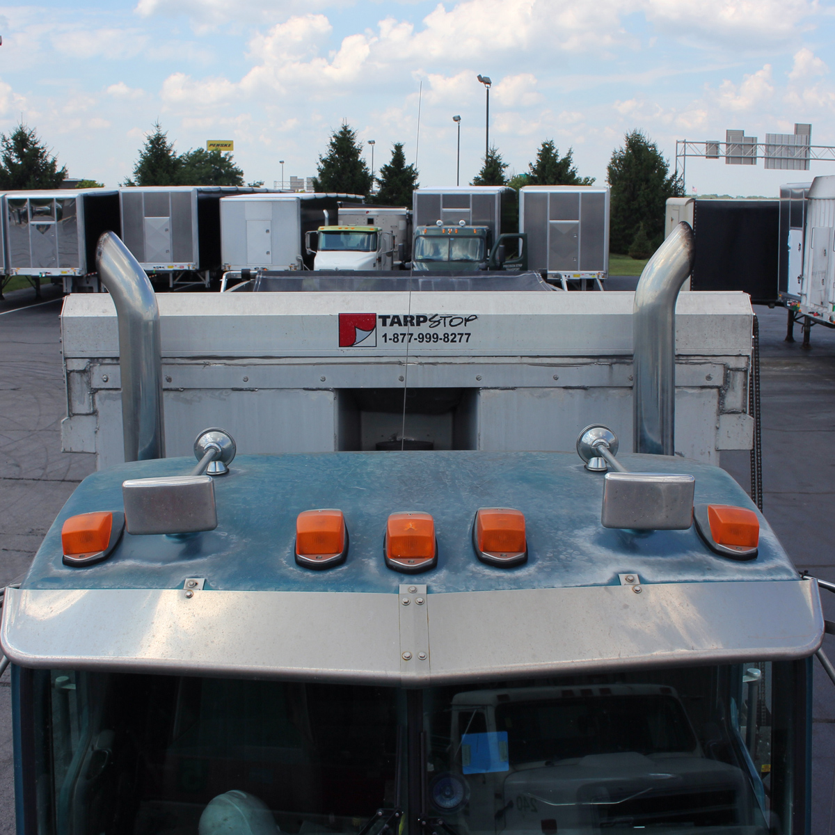 Aluminum Wind Deflector for Flip System